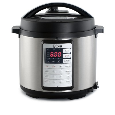 Commercial Chef Electric Pressure Cooker With 13 Presets 1000w ...