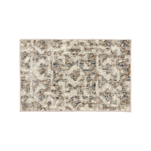 2'x3' Eliot Geo Scatter Area Rug Tan/beige/gray - Threshold™: Skid ...
