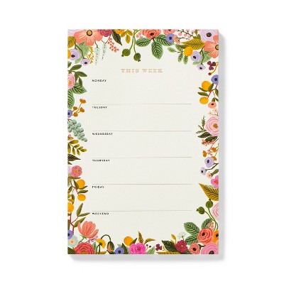 Rifle Paper Co. Garden Party Cluster Checklist Notepad : Target