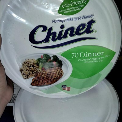 Chinet Classic Dinner Plate - 100ct : Target