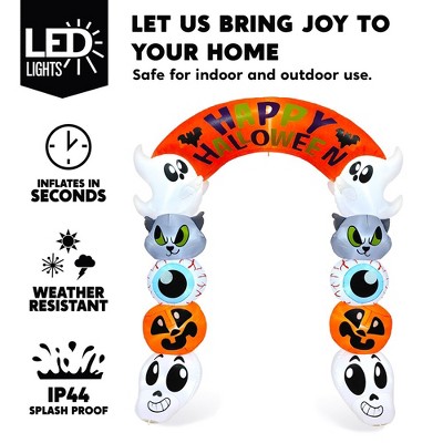 Joyfy 8 FT Tall Halloween Inflatable Outdoor Decoration, Cute Stacking ...