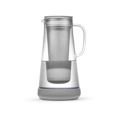 Lifestraw 7c Home Water Filter Pitcher Glass With Silicone Base - Gray ...