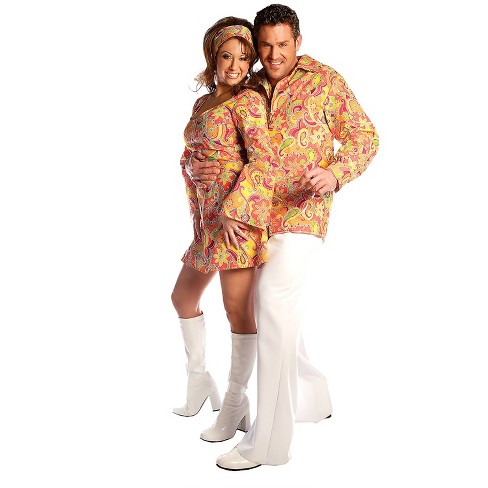 Underwraps Costumes Womens Go Go Dress Costume - Medium - Orange : Target