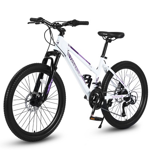 24 Inch Wheel Mountain Bike Front Suspension 21 Speeds Mountain ...