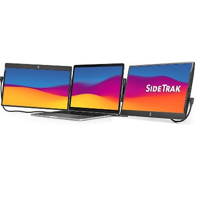 Sidetrak Swivel 14" Attachable Triple Portable Monitor For Laptop - Ips ...