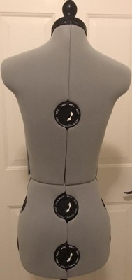 Dritz Large Twin-fit Dress Form: Adjustable Sewing Mannequin For ...