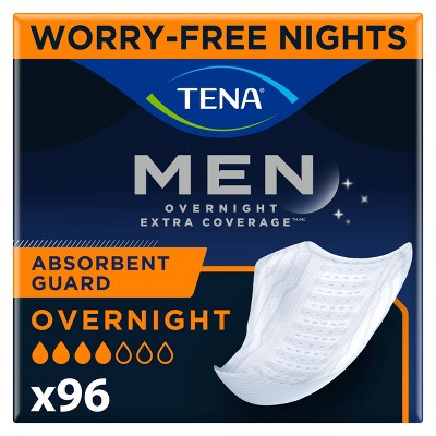 Tena Men Maximum Guard Incontinence Pad For Men, Moderate Absorbency ...