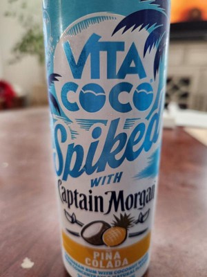 Vita Coco Spiked With Captain Morgan Pina Colada - 4pk/12 Fl Oz Cans ...