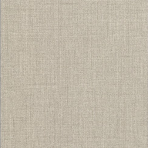 Linen Beige Plain Paste The Wall Wallpaper : Target