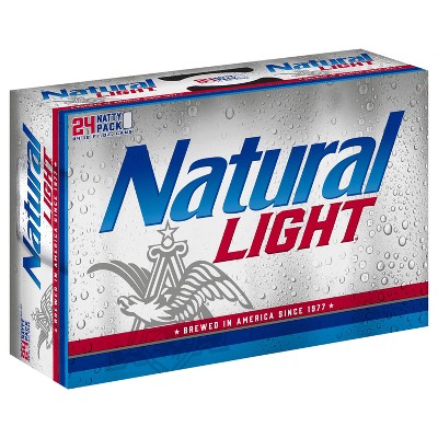Natural Light Beer - 24pk/12 Fl Oz Cans : Target