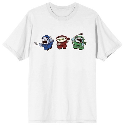 Samezu Shark Jaggy Hammer & Tiger Men's White Graphic T-shirt-3xl : Target