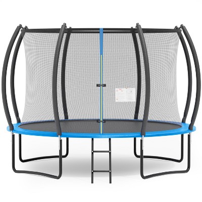 BestMassage Trampoline 12FT Round Outdoor Trampolines with Safety ...