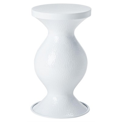 The Lakeside Collection Antique Finish Twisted Side Tables - Distressed ...