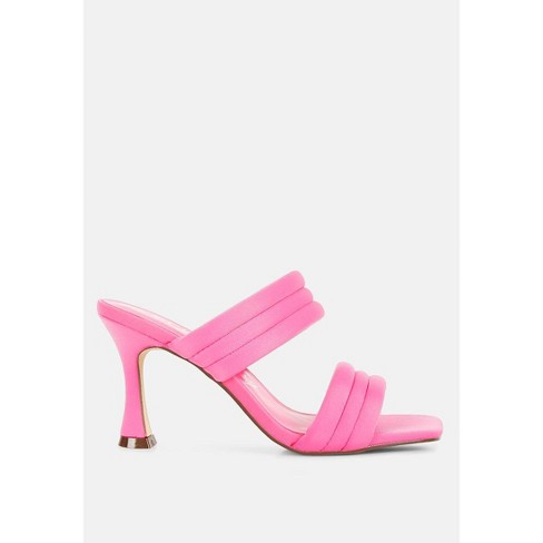 New Crush Quilted Spool Heel Sandals : Target