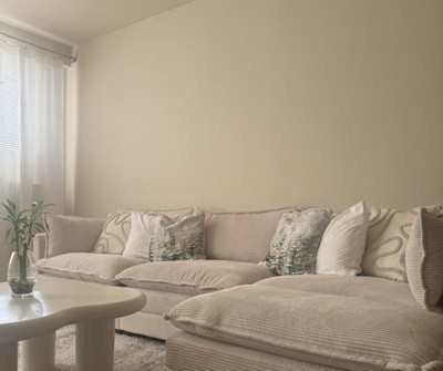 Hyleory 112 In. W 4-piece Modern Corduroy Fabric Sectional Sofa With ...