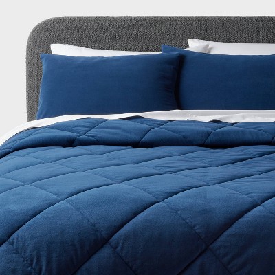 Luxe Diamond Stitch Velvet Quilt - Threshold™ : Target