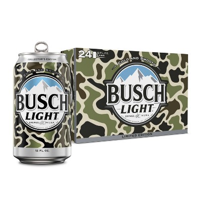 Busch Light Beer - 24pk/12 Fl Oz Cans : Target