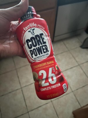 Core Power Strawberry Banana 26G Protein Shake - 14 fl oz Bottle : Target