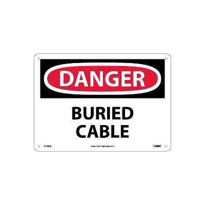 National Marker Men Working Below 7x10 .040 Aluminum Danger Sign D71a ...