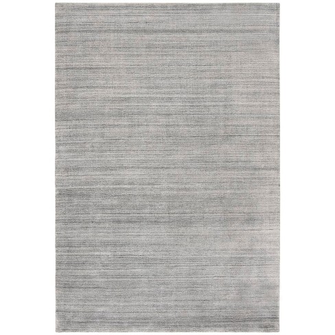 Mirage Mir150 Hand Loomed Indoor Area Rug - Light Grey - 6'x9 ...