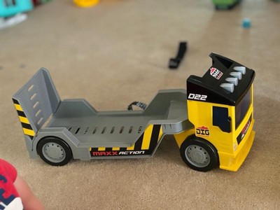 Maxx Action 2-n-1 Mega Mover – Construction Truck And Trailer : Target
