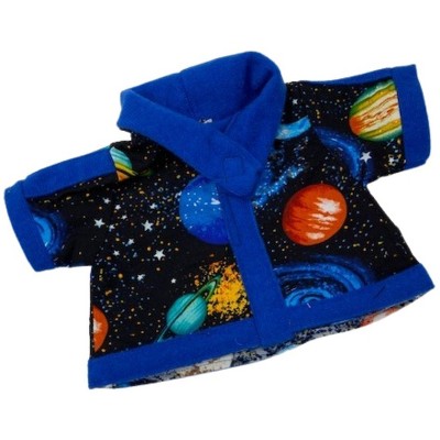 Mandalorian Yoda The Child Star Wars Blue Print Robe With Starship ...