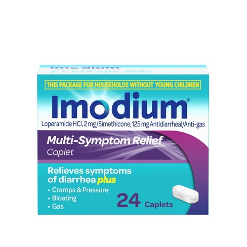 Imodium Multi-symptom Relief Caplets - 24ct : Target