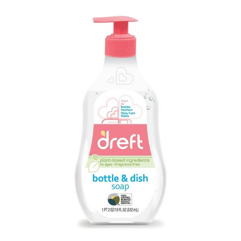Dreft Bottle & Dish Soap Cleaner - 18 Fl Oz : Target