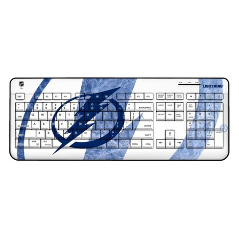 Keyscaper Tampa Bay Lightning Ice Tilt Wireless Usb Keyboard : Target