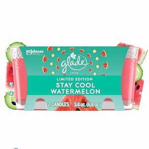 Glade Candles - Stay Cool Watermelon - 6.8oz/2ct : Target