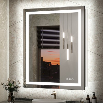 Keonjinn Led Bathroom Vanity Mirror, Front Light & Backlit, 3 Color ...