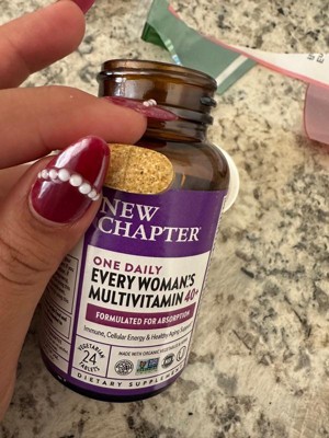 New Chapter Women's Multivitamin 40+ For Energy, Healthy Aging + Immune ...