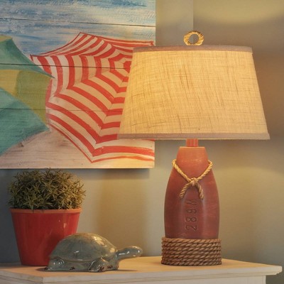 30" Retro Glass Table Lamp With 3-way Switch Purple - Ore International ...