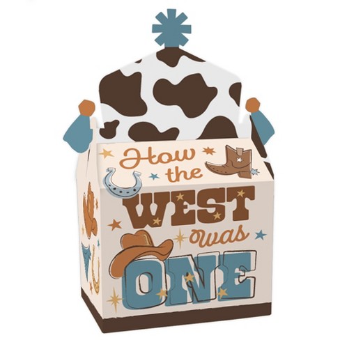 Big Dot Of Happiness My First Rodeo - Treat Box Party Favors - Little ...