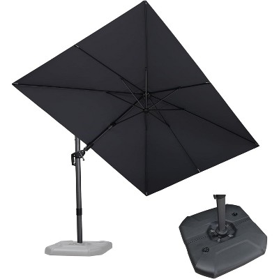 Purple Leaf 8x11 Ft Cantilever Umbrella Left-right Tilting Swivel ...