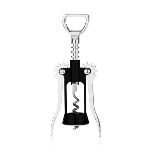 True Soar Winged Corkscrew Wine Opener - Self Centering Worm, Stainless ...