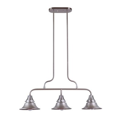 Craftmade Lighting Foxwood 3 - Light Pendant In Brushed Polished Nickel ...