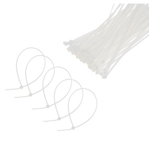 Unique Bargains Cable Tie Self-locking Manual Nylon 9.84 Inch 100 Pcs ...