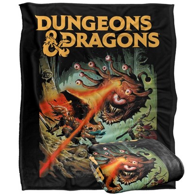 Dungeons & Dragons Beholder Strike- Silky Touch Blanket - White - 36X58 ...