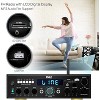 Pyle 200W Bluetooth Stereo Amplifier Receiver with FM Radio, USB/SD MP3 ...