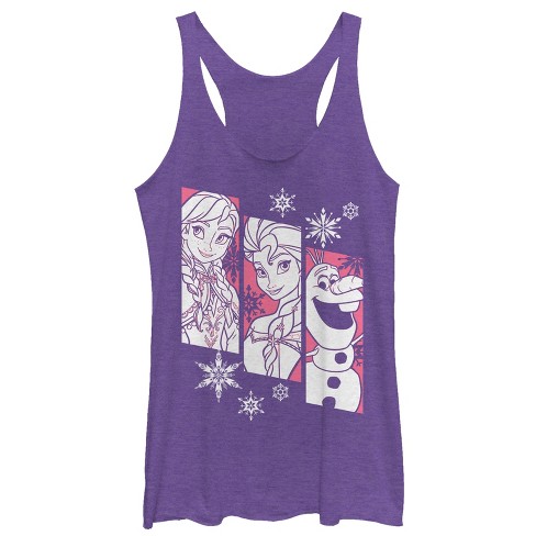 Women's Frozen Trio Racerback Tank Top : Target