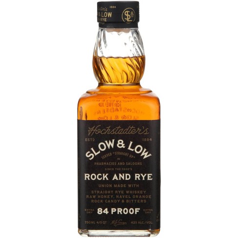 Rock And Rye Slow And Low Whiskey - 750ml Bottle : Target