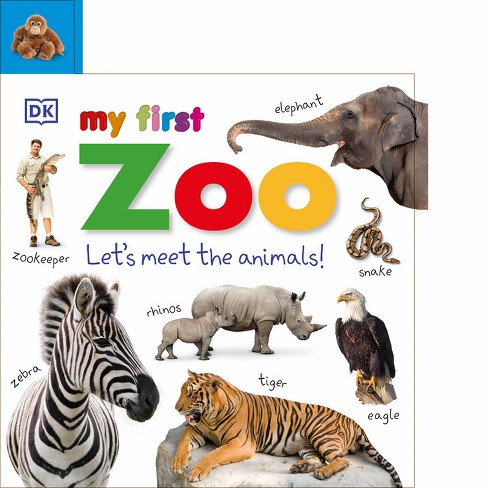 My First Zoo - (my First Tabbed Board Book) By Dk (board Book) : Target