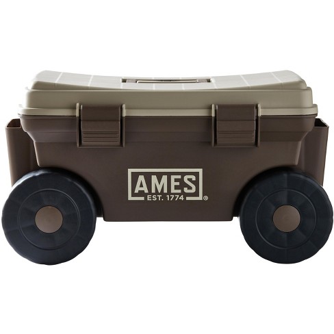 Plastic Rolling And Storage Lawn And Garden Cart - Ames : Target