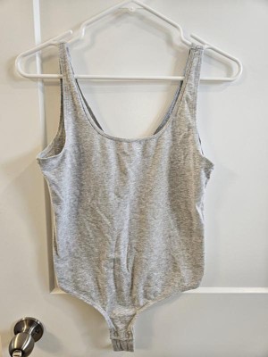 Women's Cotton Stretch Tank Bodysuit - Auden™ Brown L : Target