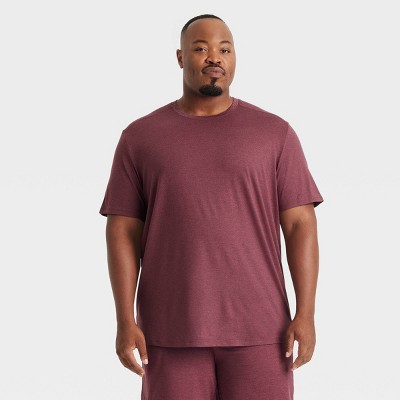 Men's Big Short Sleeve Soft Stretch T-shirt - All In Motion™ Purple 3xl ...