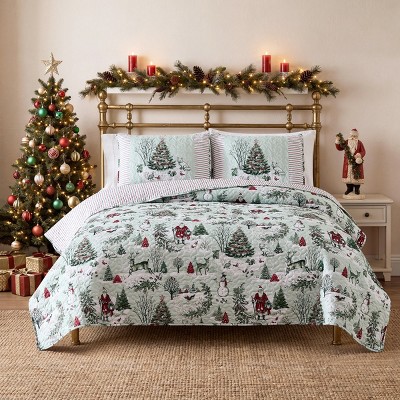 Avanti Yuletide Twin Quilt Set : Target