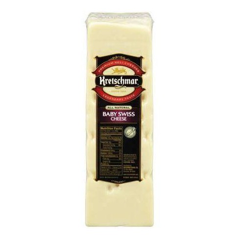 Kretschmar Baby Swiss Cheese - Price Per Lb : Target