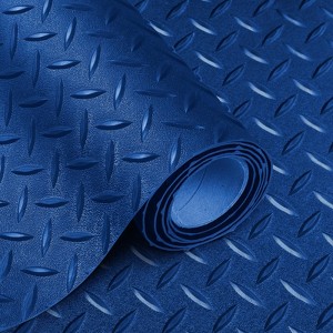 2.5mm Extra-Thick Non-Slip Garage Floor Mat, 5x7.5FT Diamond Plate PVC ...