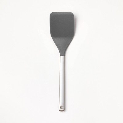 Stainless Steel With Silicone Cookie Spatula Dark Gray - Figmint™ : Target
